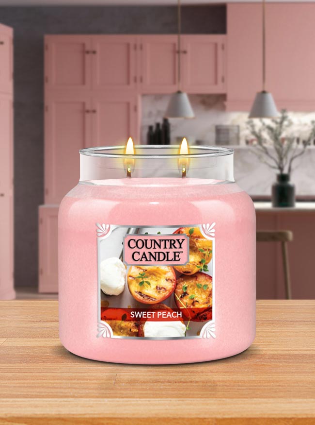 Peach candle store