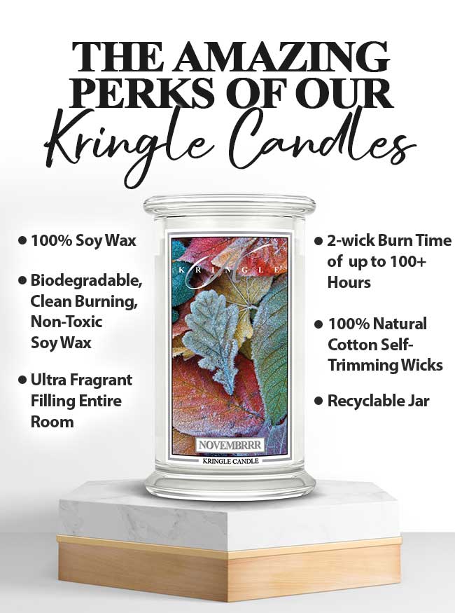 Novembrrr | Large 2-wick Jar (22oz) | Kringle Candle